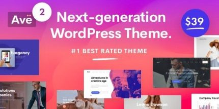Ave 2 9 1 Responsive Multi Purpose Wordpress Theme Gpl Pugins Club