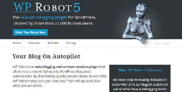 WP Robot 5 5.37 - The best autoblogging plugin for WordPress - GPL ...