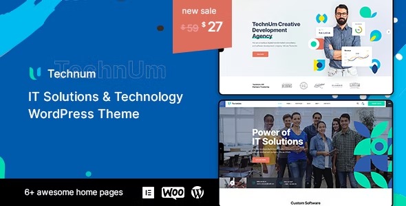 Technum 1.0.4 - IT Solutions & Technology WordPress Theme - GPL Pugins Club