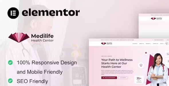 MediLife 1.0 - Medical Clinic Services Elementor Template Kit - GPL ...