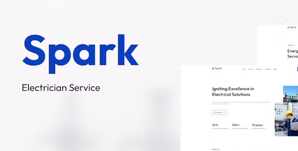 Spark 1.0 - Design Agency Elementor Pro Template Kit - GPL Plugins Club