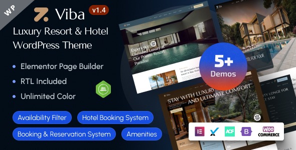 Viba 1.6.0 - Luxury Resort & Hotel Elementor WordPress Theme - GPL ...